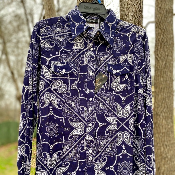 Wrangler | Tops | Retro Wrangler Button Up | Poshmark